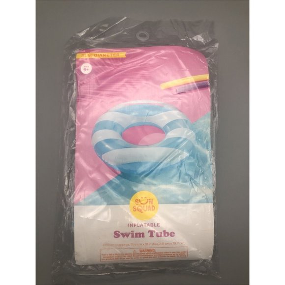 Sun Squad | Other | Sun Squad Inflatable 3diameter Swim Tube Ring Pool ...